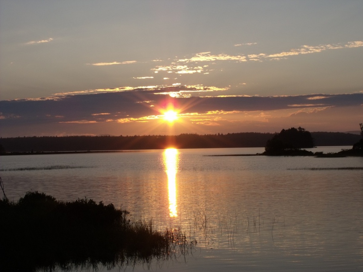 Scenery: Sunset (Graham Lake, Maine) | ThriftyFun