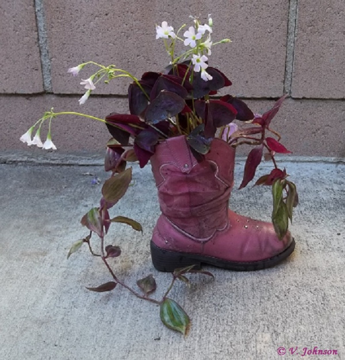 Cowgirl Boot Planter | ThriftyFun