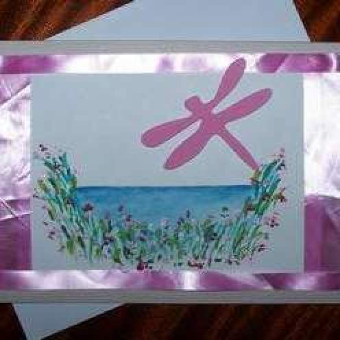 Watercolor Dragonfly Card | ThriftyFun