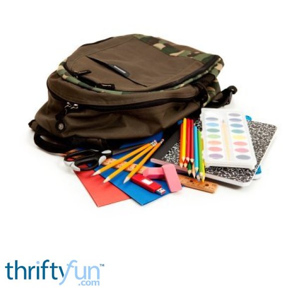 Saving Money on School Supplies | ThriftyFun