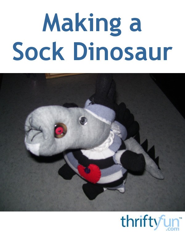 Making a Sock Dinosaur | ThriftyFun