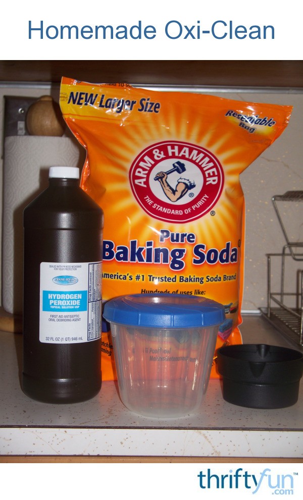 Homemade Oxi-Clean | ThriftyFun