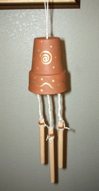 Clay Pot Wind Chimes | ThriftyFun
