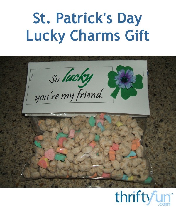 St. Patrick's Day Lucky Charms Gift | ThriftyFun