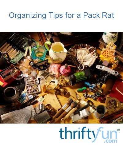 Organizing Tips for a Pack Rat | ThriftyFun