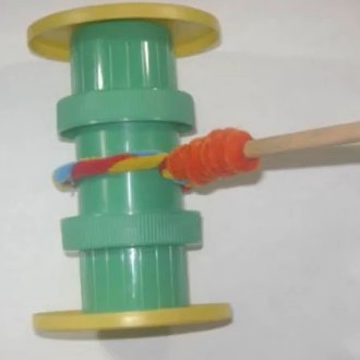 How to Make a Recycled Lid Push-along Toy | ThriftyFun