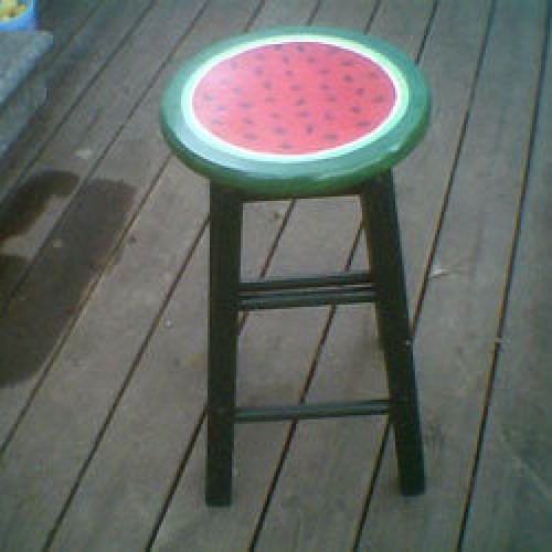 Watermelon Stool | ThriftyFun