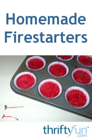 Homemade Fire Starters | ThriftyFun