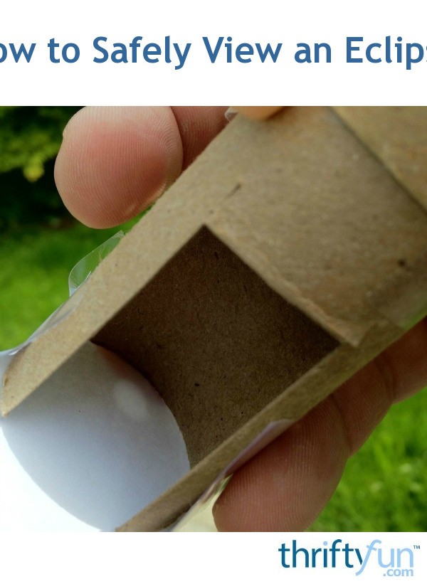 Pinhole Eclipse Viewer | ThriftyFun