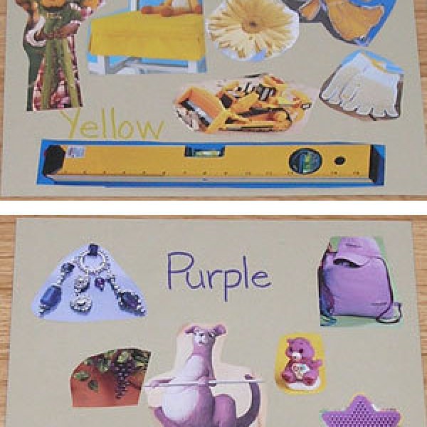 Collage "Teach Me" Book For Kids | ThriftyFun