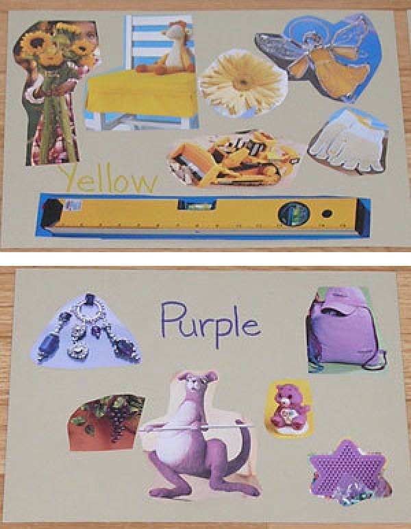 Collage "Teach Me" Book For Kids | ThriftyFun