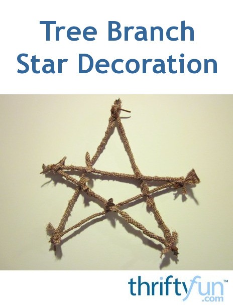 Branch Star Decoration | ThriftyFun