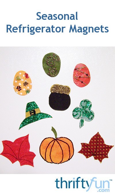 Making Seasonal Refrigerator Magnets | ThriftyFun