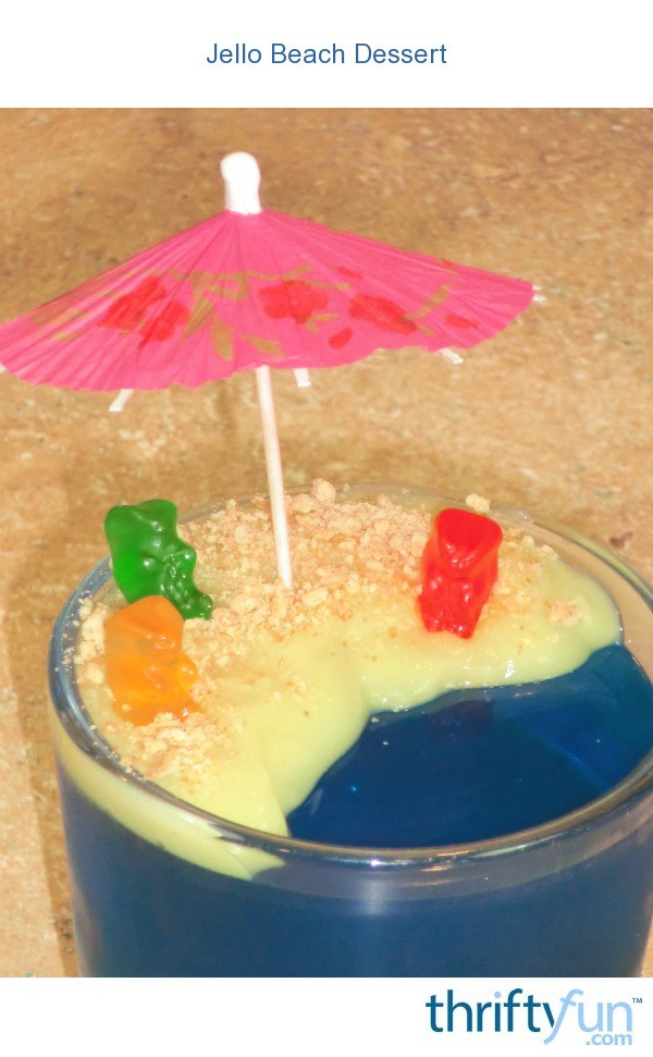 Jello Beach Dessert | ThriftyFun