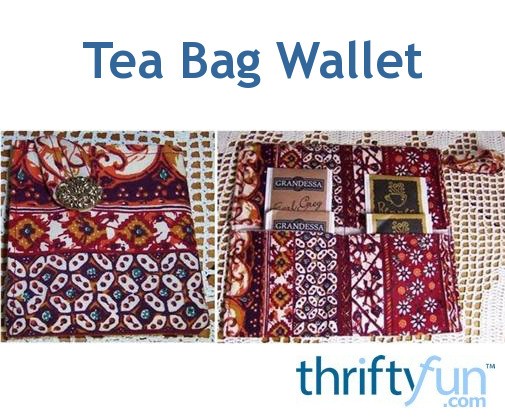 Tea Bag Wallet | ThriftyFun