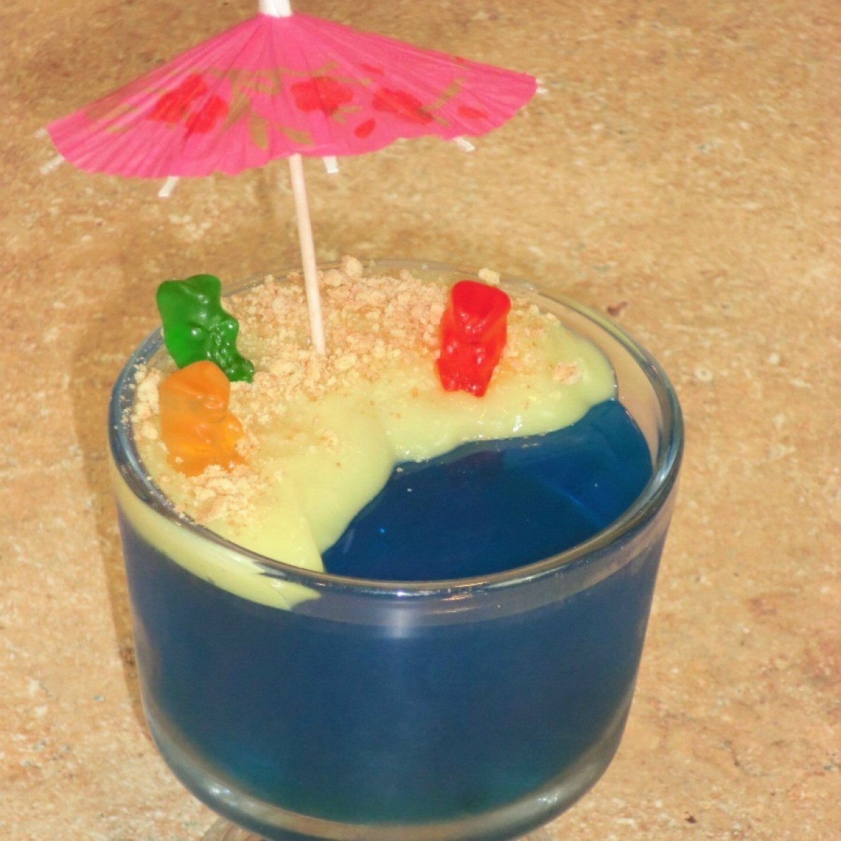 Making Jello Beach Dessert | ThriftyFun