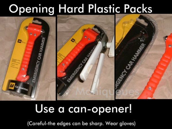 Use a Can Opener to Open Clamshell Packaging | ThriftyFun