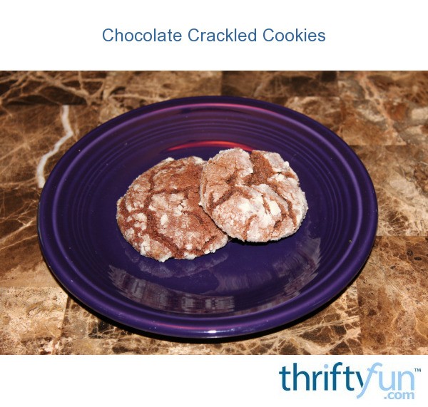 Chocolate Crackled Cookies | ThriftyFun
