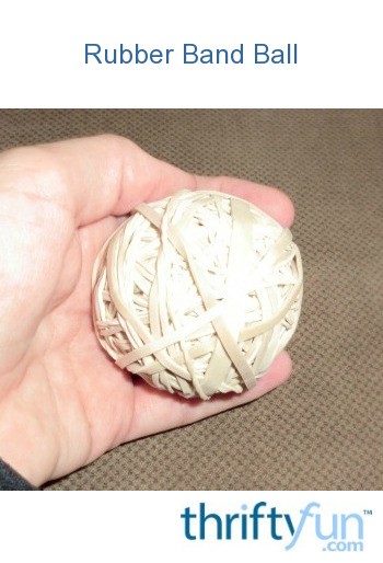 Making a Rubber Band Ball | ThriftyFun