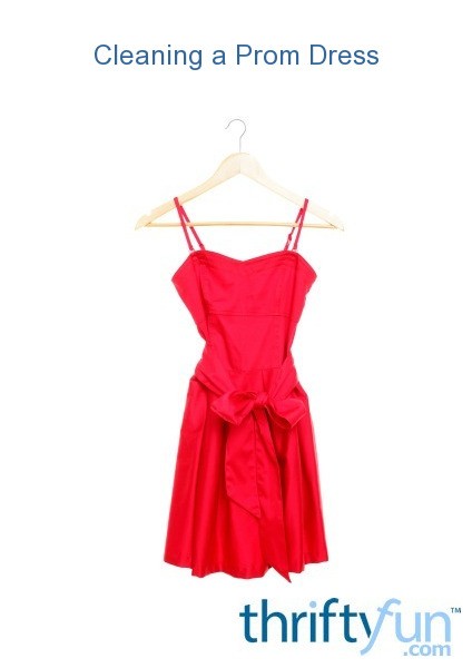 Cleaning a Prom Dress? | ThriftyFun