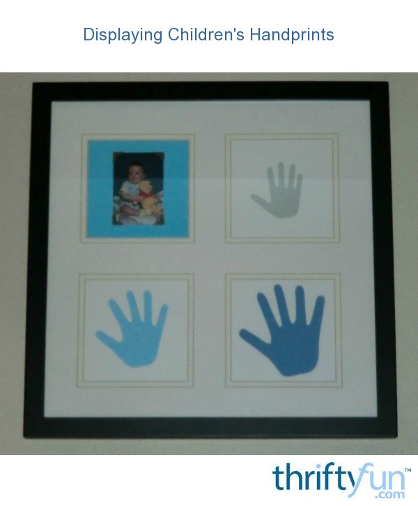 Displaying Children's Handprints | ThriftyFun
