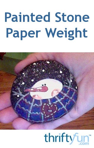 Painted Stone Paper Weights | ThriftyFun