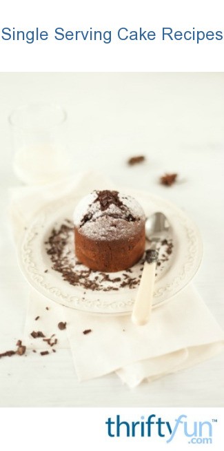 Single Serving Cake Recipes | ThriftyFun