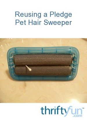 Reusing a Pledge Pet Hair Sweeper | ThriftyFun