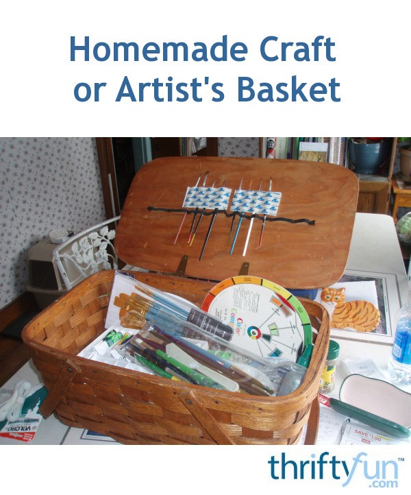 Homemade Craft Basket | ThriftyFun