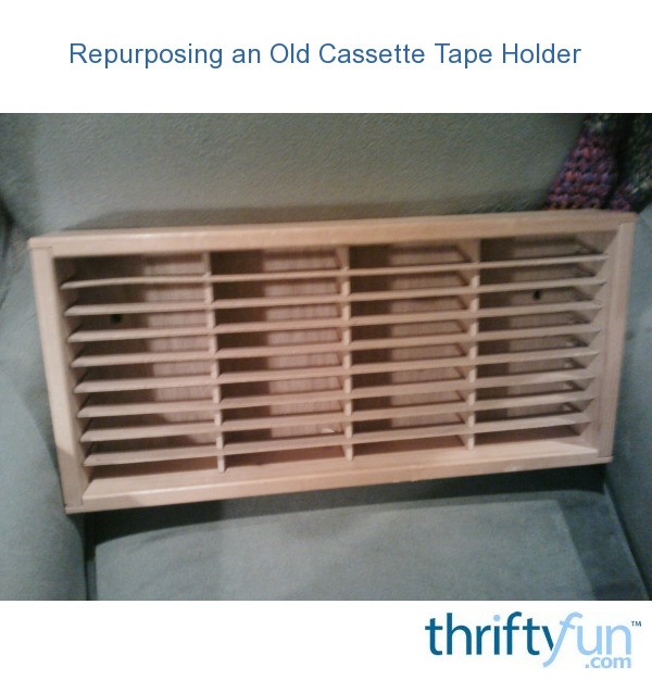 Repurposing an Old Cassette Tape Holder? | ThriftyFun