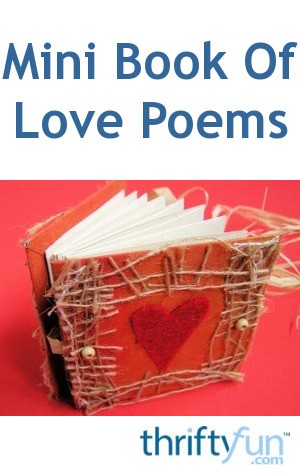 Making a Mini Book of Love Poems | ThriftyFun