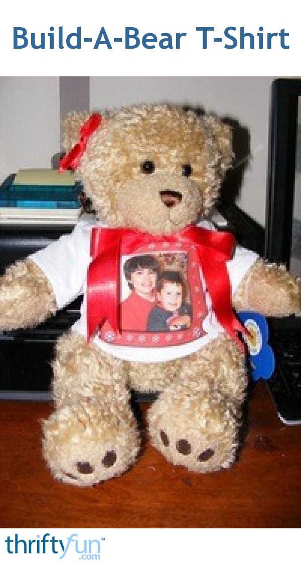 Decorating a Build-A-Bear T-Shirt | ThriftyFun