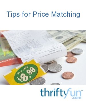 Tips for Price Matching | ThriftyFun