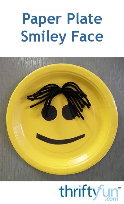 Making a Paper Plate Smiley Face | ThriftyFun