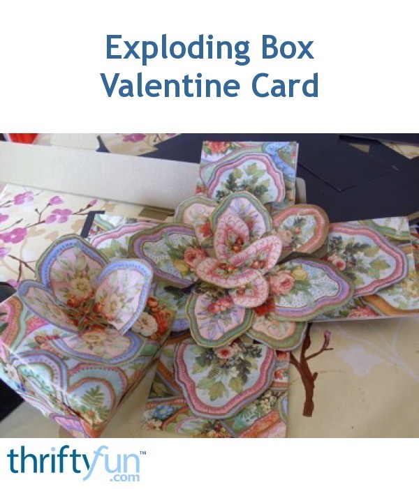 Exploding Box Valentine Card | ThriftyFun