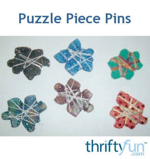 Making a Puzzle Piece Pin | ThriftyFun