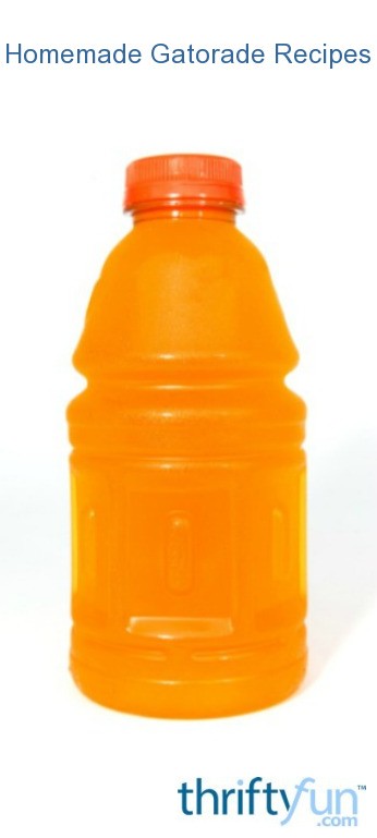 Homemade Gatorade Recipes | ThriftyFun