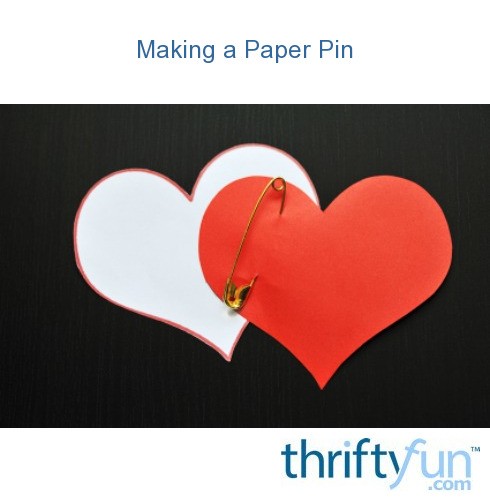 Making Paper Jewelry Pins | ThriftyFun