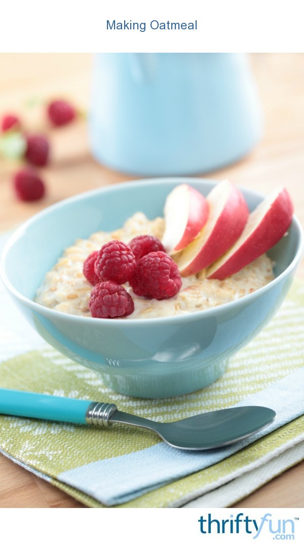 Making Oatmeal | ThriftyFun