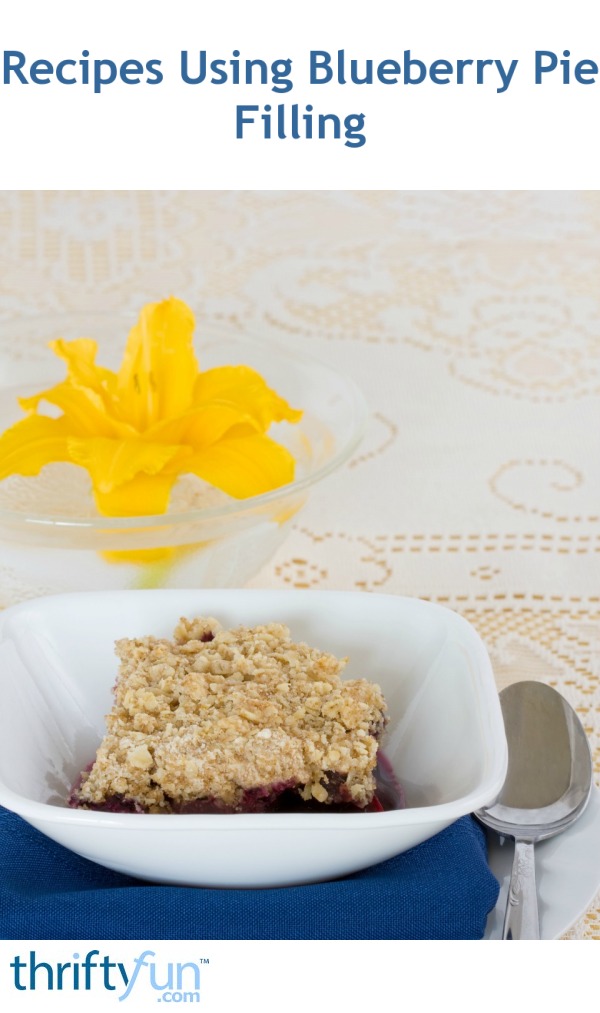 Recipes Using Blueberry Pie Filling | ThriftyFun