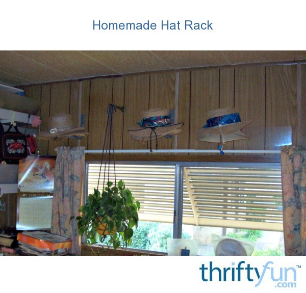 Homemade Hat Rack | ThriftyFun
