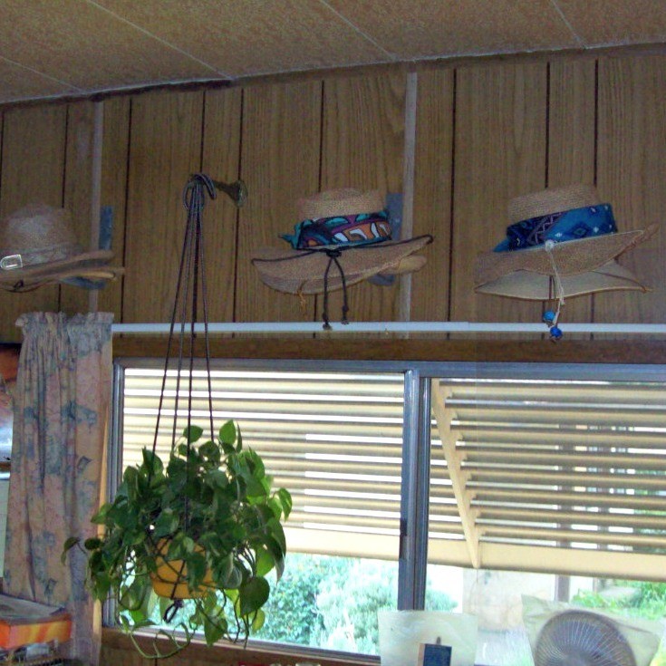 Homemade Hat Rack | ThriftyFun