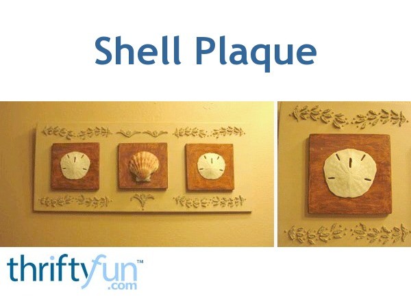 Shell Plaque | ThriftyFun