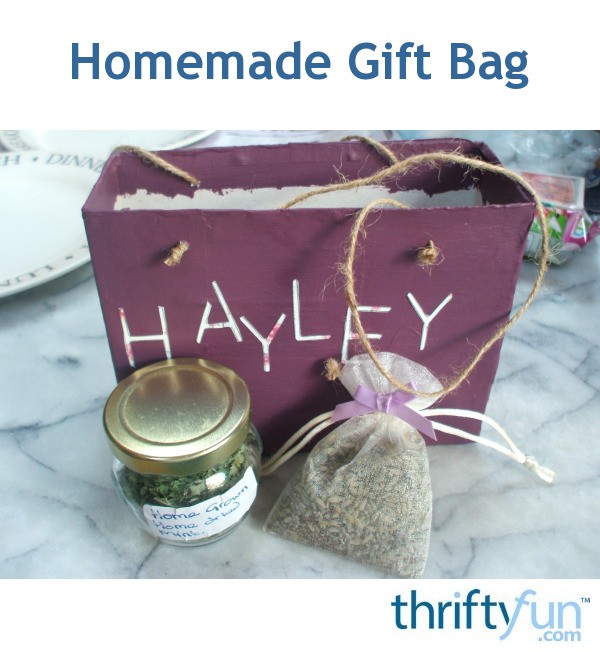 Homemade Gift Bag | ThriftyFun