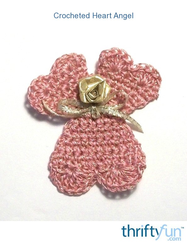 Crocheted Heart Angel | ThriftyFun
