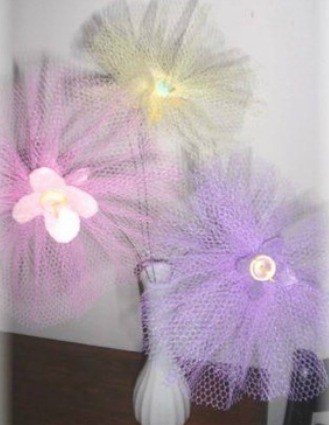 Making Tulle Flowers | ThriftyFun