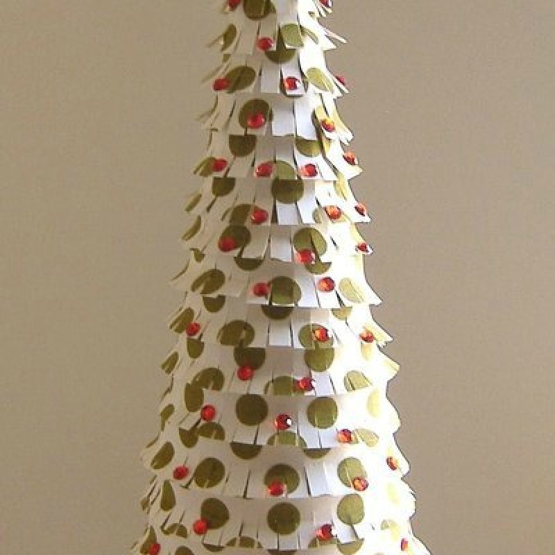 Making a 3D Paper Christmas Tree | My Frugal Christmas