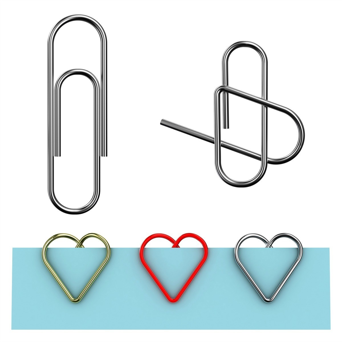 Making Paper Clip Hearts ThriftyFun