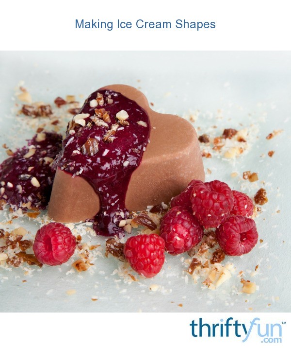 Making Ice Cream Shapes | ThriftyFun