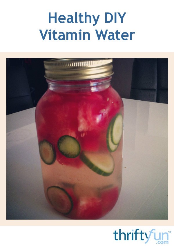 Healthy DIY Vitamin Water | ThriftyFun